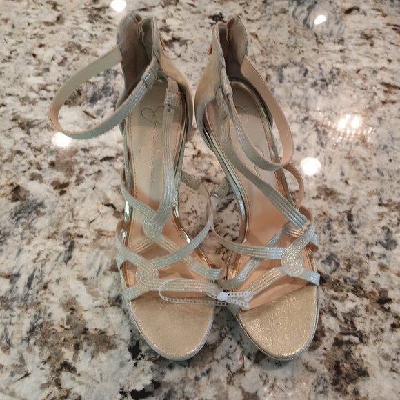 Jessica Simpson | Shoes | Jessica Simpson Gold Bellanne Platform Sexy ...